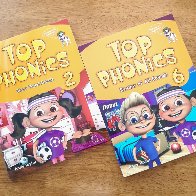 [씨드러닝 교재 비교] Top Phonics 2 VS Top Phonics 6 : 네이버 블로그