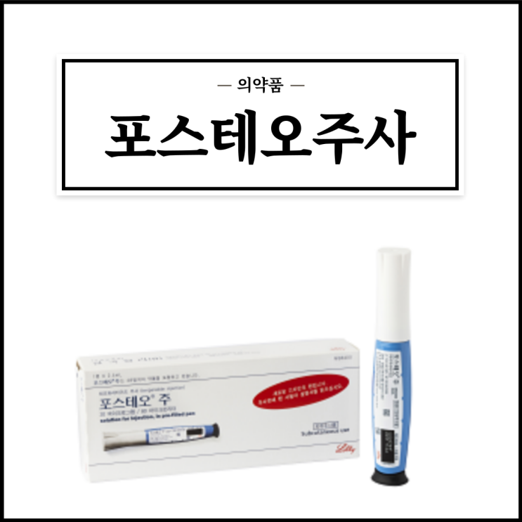 포스테오포스테오주사 효능효과사용법부작용주의사항 등 간단정리 네이버 블로그