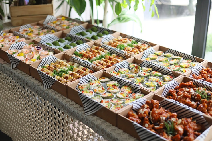 대관카페음식 ★강남 라프랜드파티룸으로 보내드린 박스케이터링음식 네이버 블로그