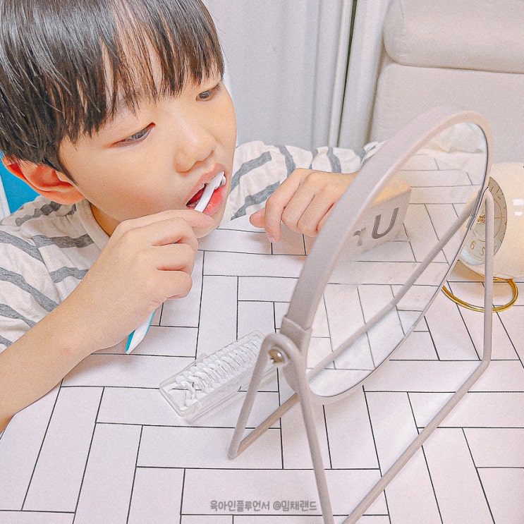 치간 칫솔형 어린이 치실 사용법 간편한 퍼플고릴라 네이버 블로그