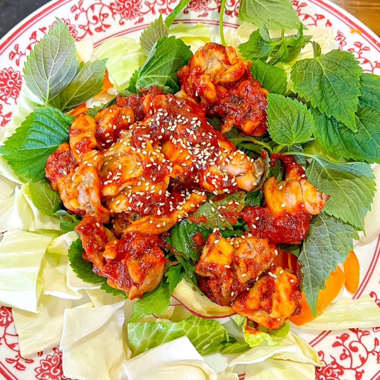 학동역맛집 점심으로 류몽민 불맛 가득한 직화닭갈비와 열무비빔막국수까지 네이버 블로그