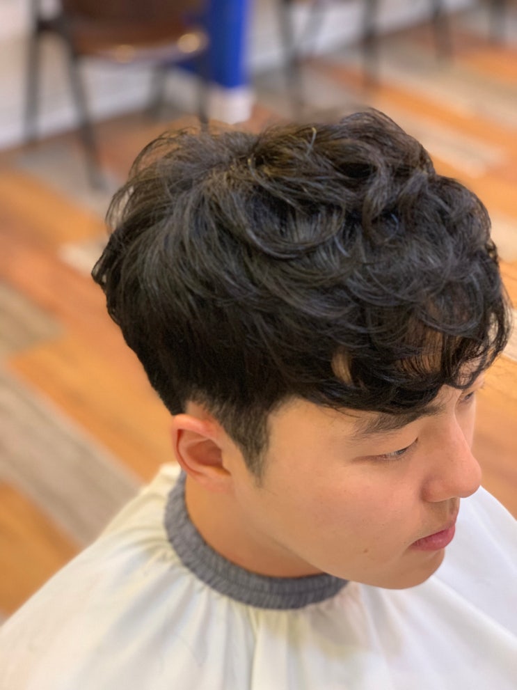 남자 투블럭 쉐도우펌하려면 머리 길이 어느정도 길러야 할까 띠아트헤어 민호원장시술 네이버 블로그