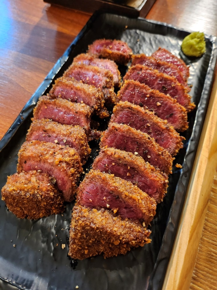 신림역맛집 《고베규카츠》 화로에 직접 구워먹는 규카츠 맛집추천 네이버 블로그