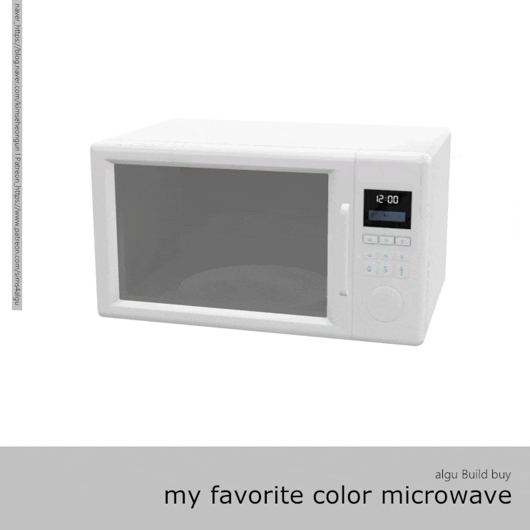 [심즈4] my favorite color! microwave : 네이버 블로그