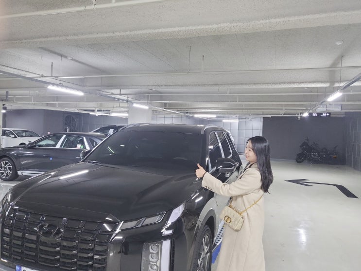 더뉴팰리세이드 프레스티지 남편이 새차 뽑아 줬어요🚗현대 팰리세이드 디젤227인승 두 달 타본 후기 네이버 블로그
