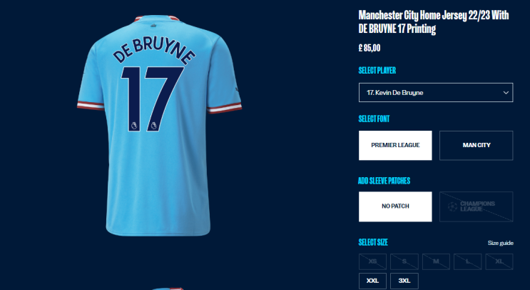 맨시티 내한투어를 위해 맨시티 유니폼 등 상품을 맨시티 공식 홈페이지에서 구매하기 (근데 티켓부터..?ㅋㅋ) : 네이버 블로그