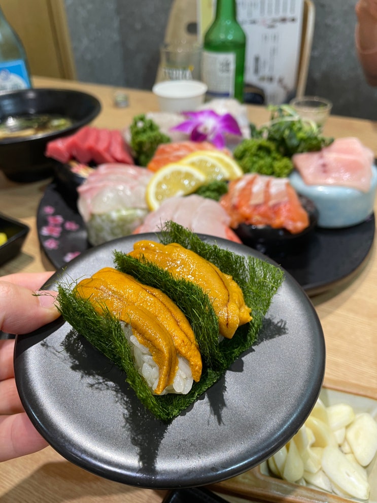 [경기맛집_양평]모듬회사시미•성게알초밥 “스시카오루 본점”메뉴/후기 : 네이버 블로그