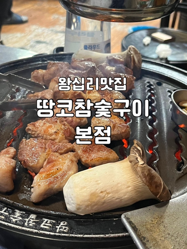땅코참숯구이 왕십리 본점 고기 구워주는 술 먹기 좋은 왕십리역 맛집 고깃집🙌 네이버 블로그