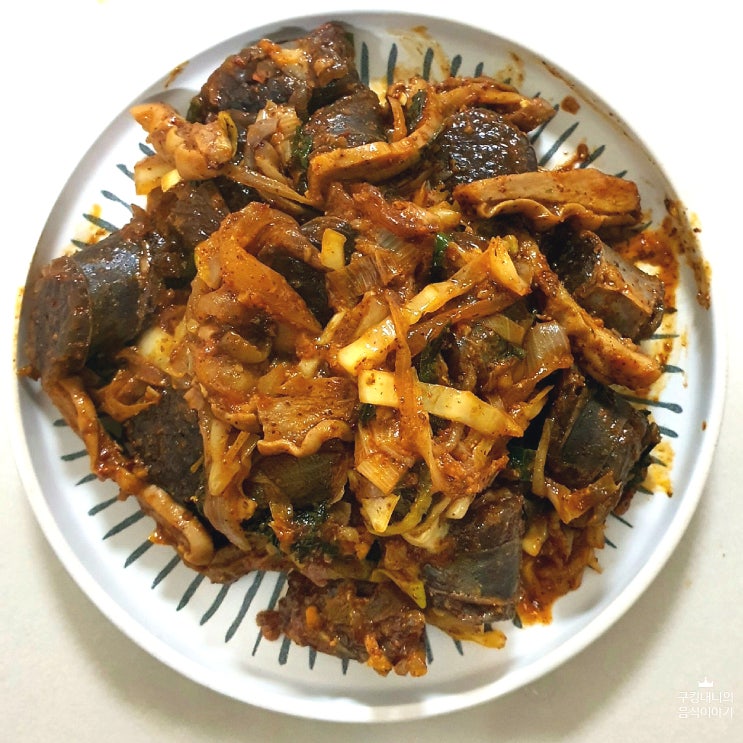 순대볶음 황금레시피 백선생 매콤 양념장 만드는법 곱창 대신 오소리감투 네이버 블로그