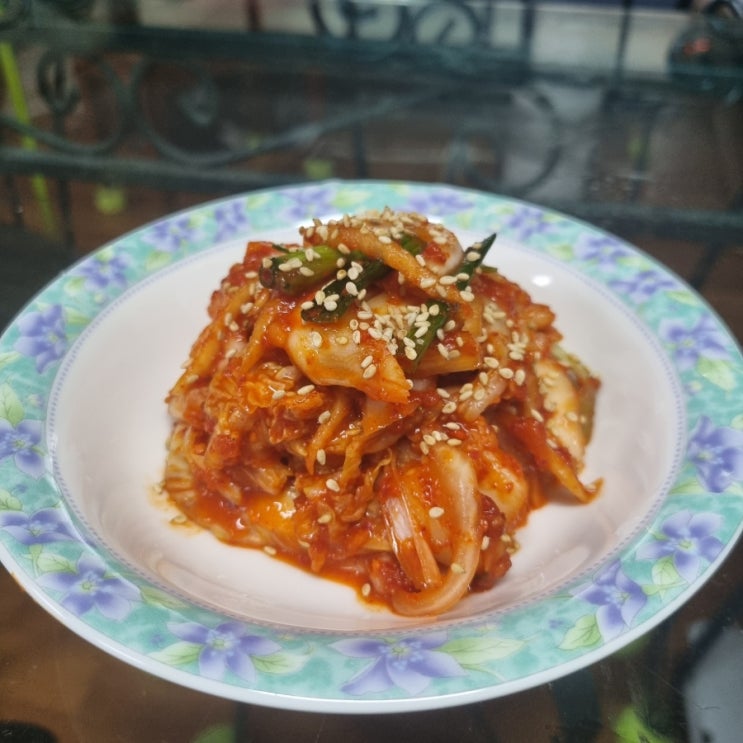후천적 갑각류 알러지 를 위한 막김치 담그기 맛김치 레시피 : 네이버 블로그