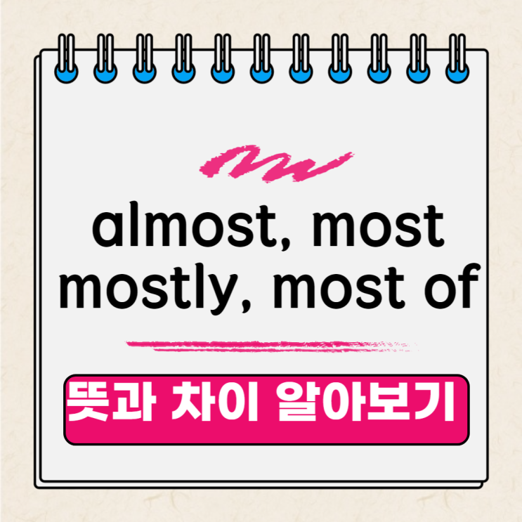 almost, most, most of, mostly 뜻 정복하기 : 네이버 블로그