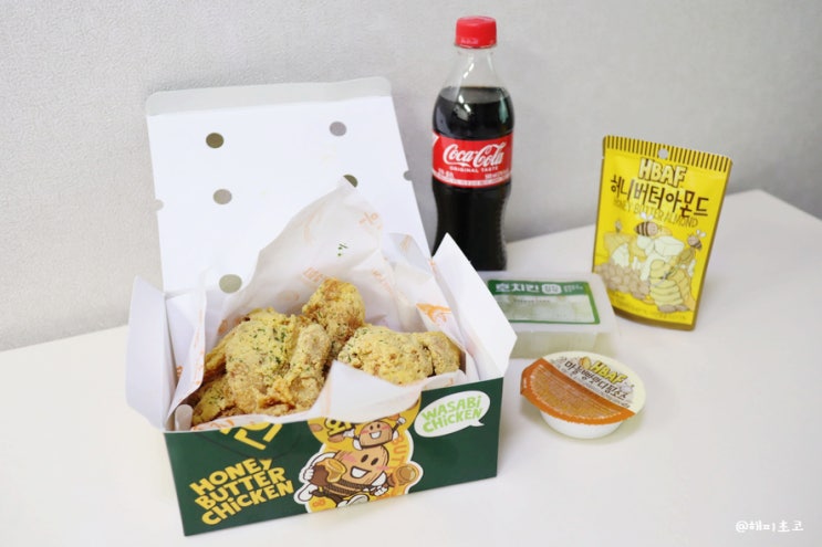 맛있는 치킨 추천 호치킨신메뉴 X 바프 콜라보 허니버터치킨후기 네이버 블로그