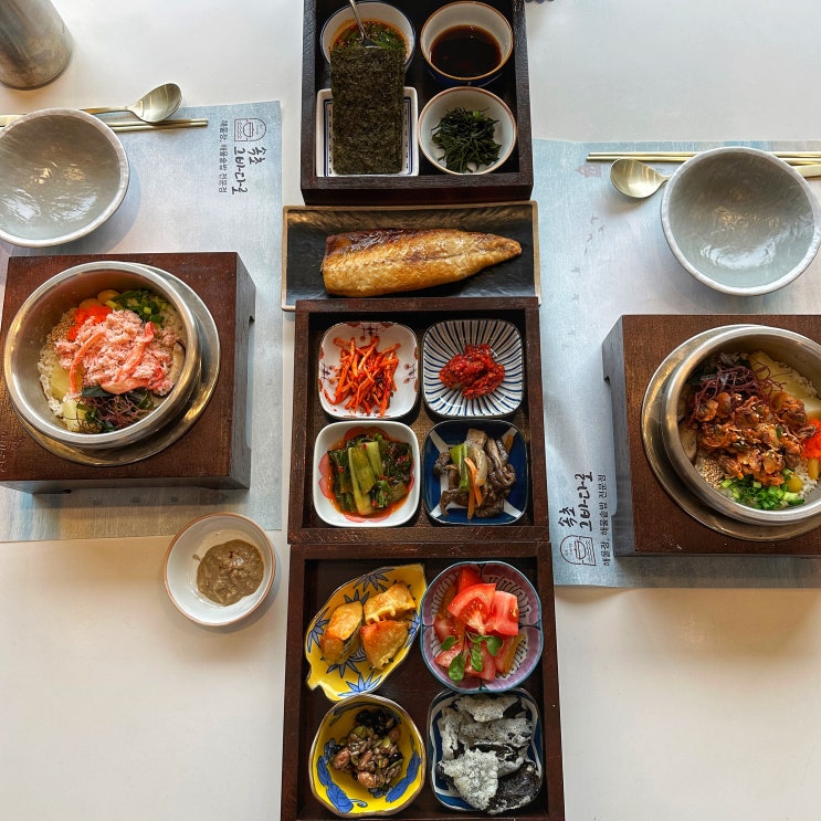 신규오픈 속초맛집추천 속초여행 중 부모님 모시고 가기 좋은 새로운 속초먹거리 해물모듬장 해물솥밥 전문점 속초그바다로