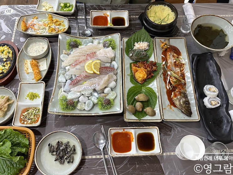 대전 송촌동맛집 명품활어회센타 스끼다시 푸짐한 횟집 네이버 블로그