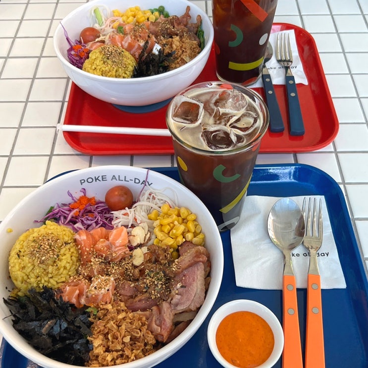 양평역샐러드 포케올데이(Poke all day)에서 든든한 한끼 : 네이버 블로그