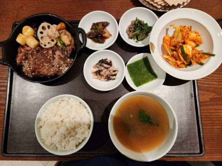 여의도 Ifc몰 맛집 마마리다이닝 한식 소갈비 숯불 스테이크 반상과 전복 리조또 추천해요 네이버 블로그
