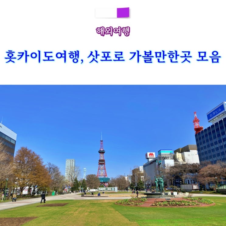 홋카이도 삿포로 자유여행 가볼만한곳 여행코스 네이버 블로그