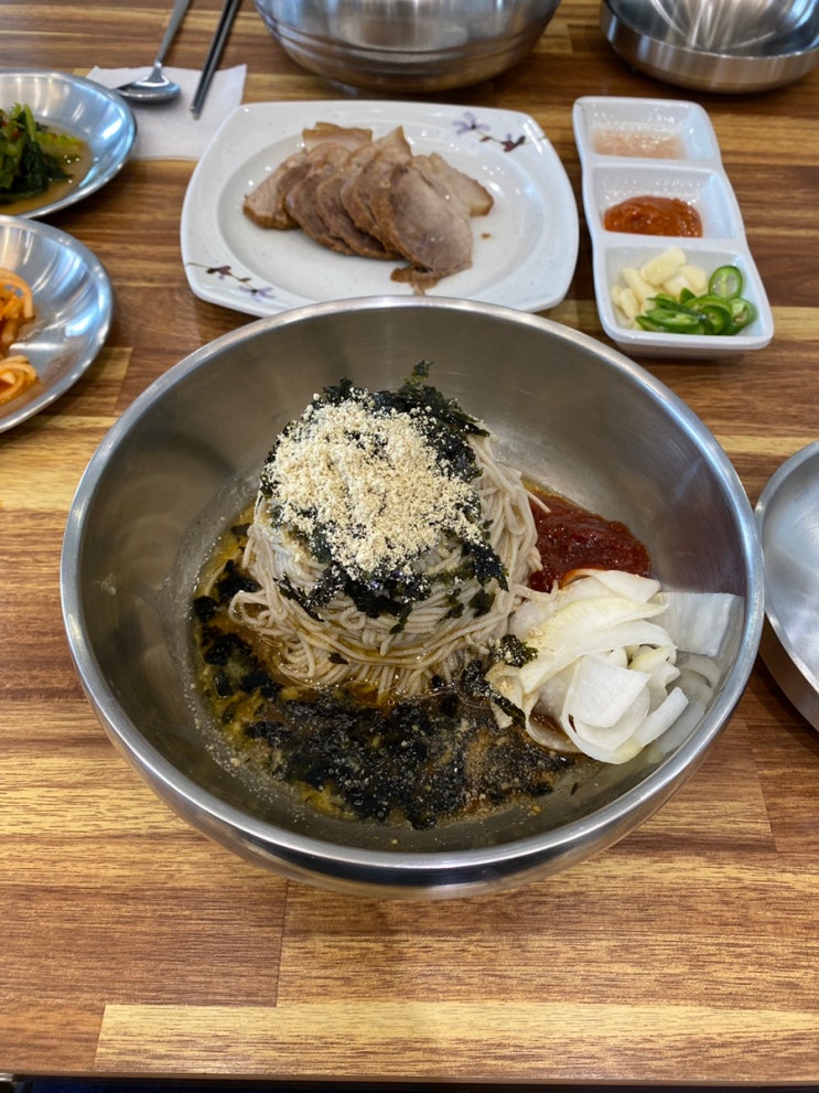 고양시용두동 100 메밀 들기름막국수 맛집 서오릉순메밀막국수 솔직 리뷰 들비막국수 물막국수 수육 네이버 블로그