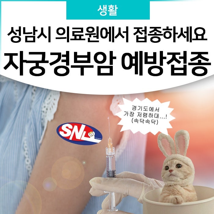 경기도에서 가장 저렴하게 자궁경부암 예방접종 맞는 방법은 네이버 블로그