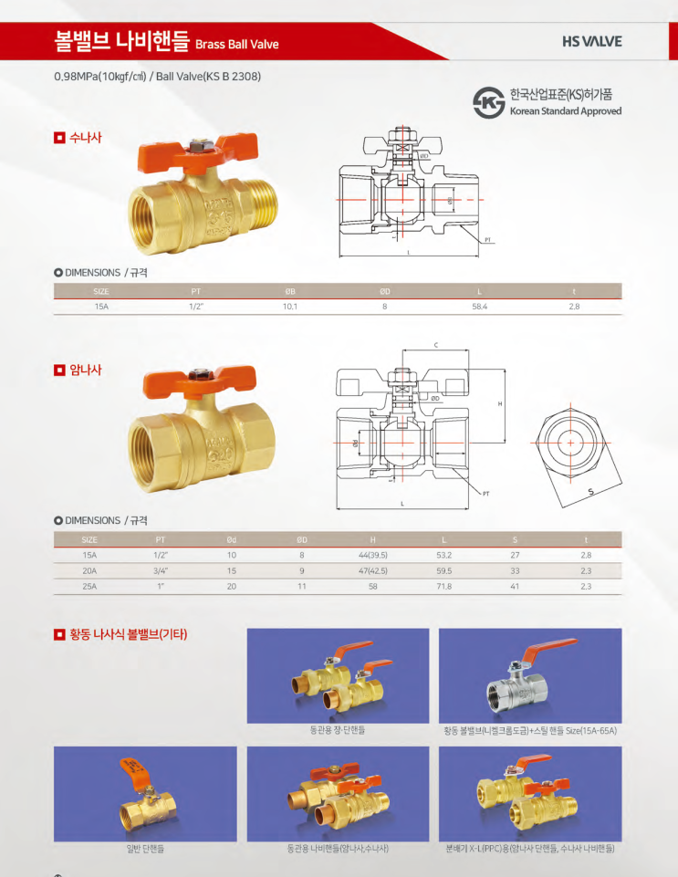 황동볼밸브 KS 국산 나비밸브 소켓 니플밸브 KS B 2308 Brass Ball Valve : 네이버 블로그