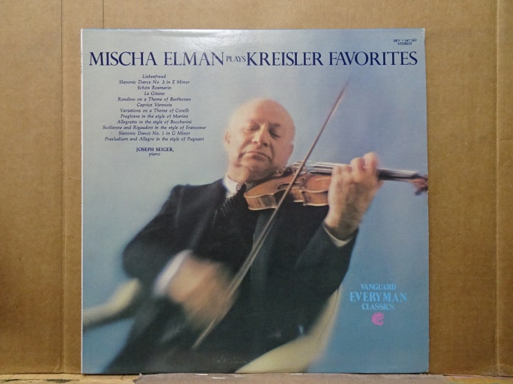 (예약) Mischa Elman, Joseph Seiger – Mischa Elman Plays Kreisler ...