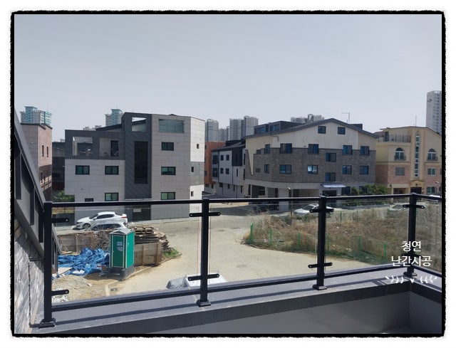 경기 파주 전원주택현장 테라스 강화유리난간 강화유리 두께색상 설명 네이버 블로그