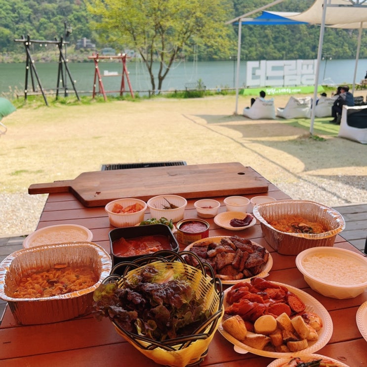 남양주 가볼만한곳 더드림핑 북한강뷰와 야외바베큐 즐기기 : 네이버 블로그