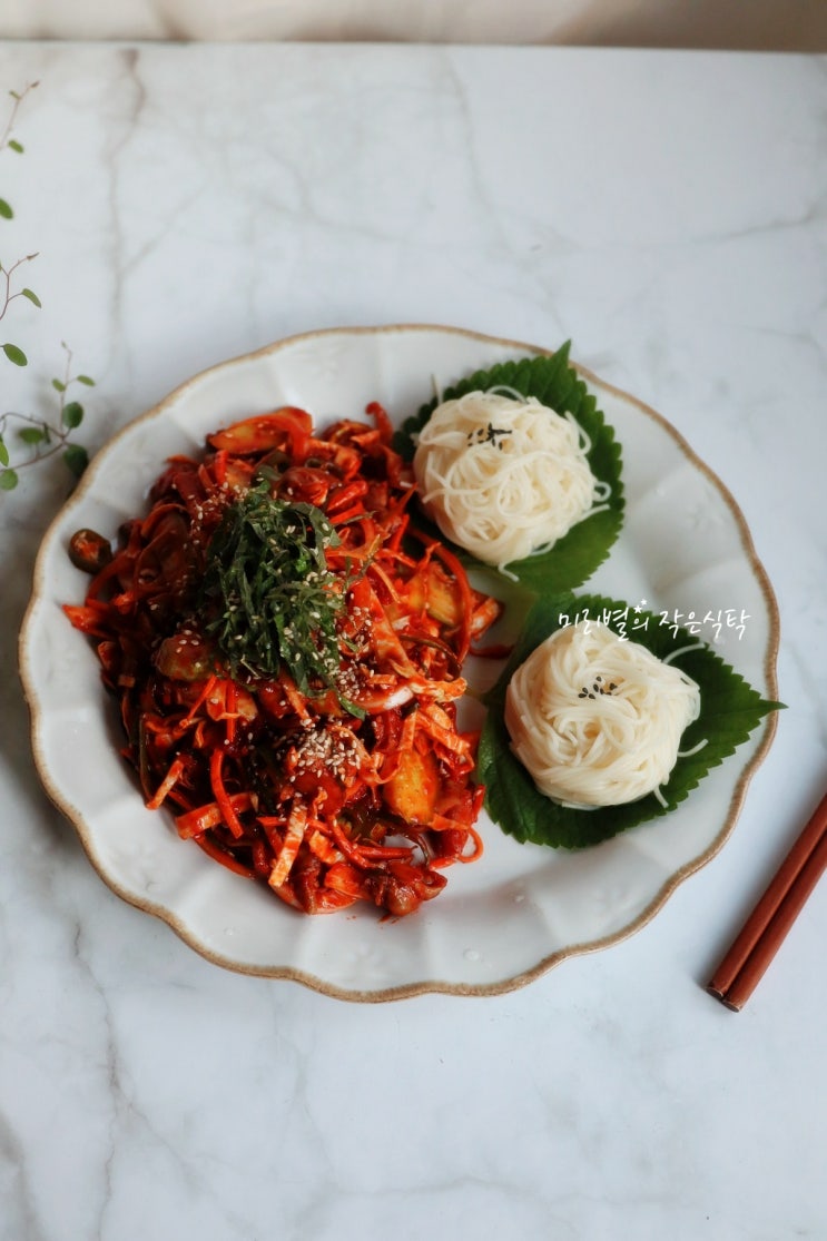 백종원 골뱅이무침 양념장 레시피 만드는 법 맛보장 골뱅이 소면무침 양념 집에서 맥주안주 만들기 네이버 블로그