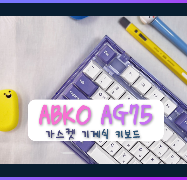 앱코 AG75 가스켓 마운트 기계식 적축 키보드 추천 및 리뷰 : 네이버 블로그