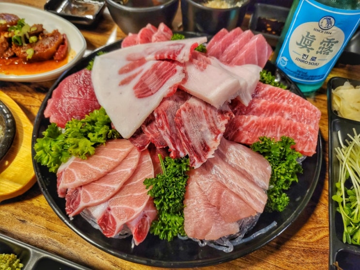 방이 참치한마리 가성비 좋은 방이시장 참치회 무한리필 맛집 네이버 블로그