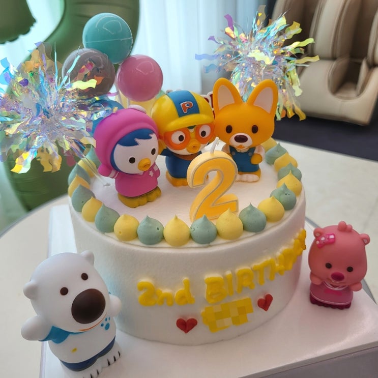노원 상계 디저트공간 레터링케이크 추천 두돌 생일 뽀로로케이크 만들기 네이버 블로그