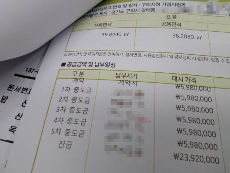 구리갈매 지식산업센터 분양계약해지 지산포기 : 네이버 블로그