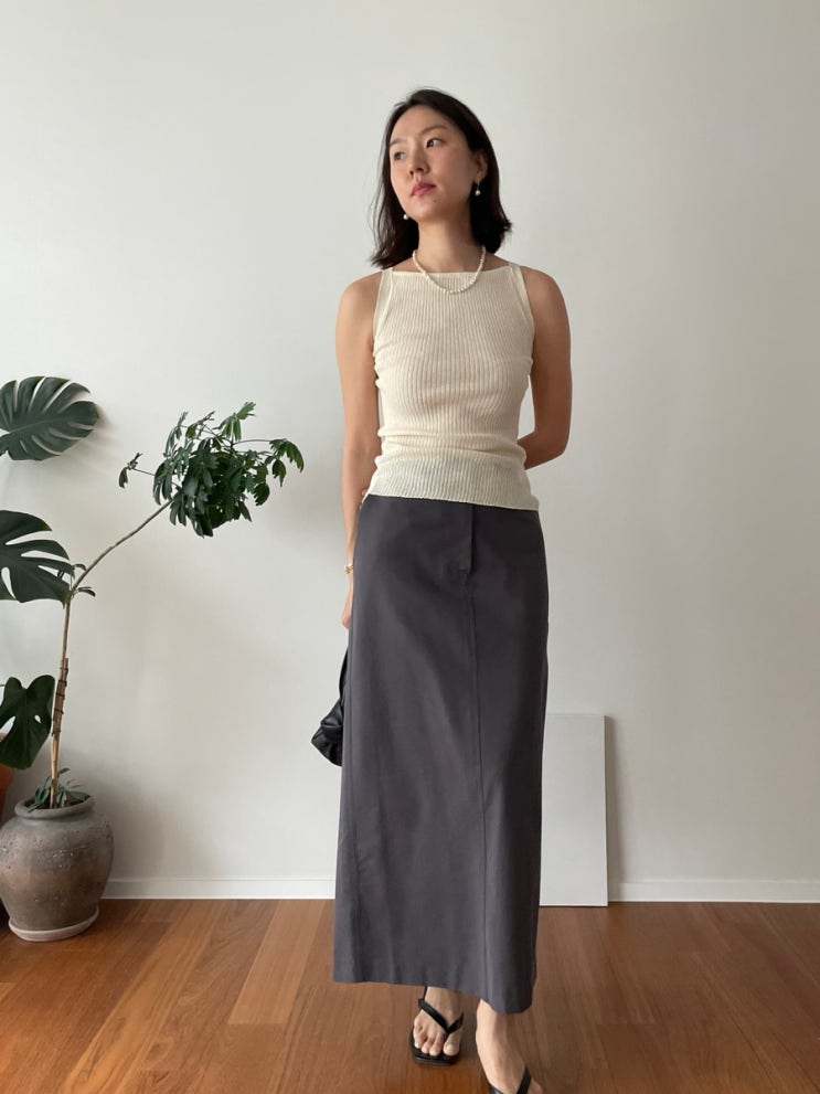 OLU / 밴딩 펜슬 맥시 스커트(~5/10 오후 6시) : 네이버 블로그