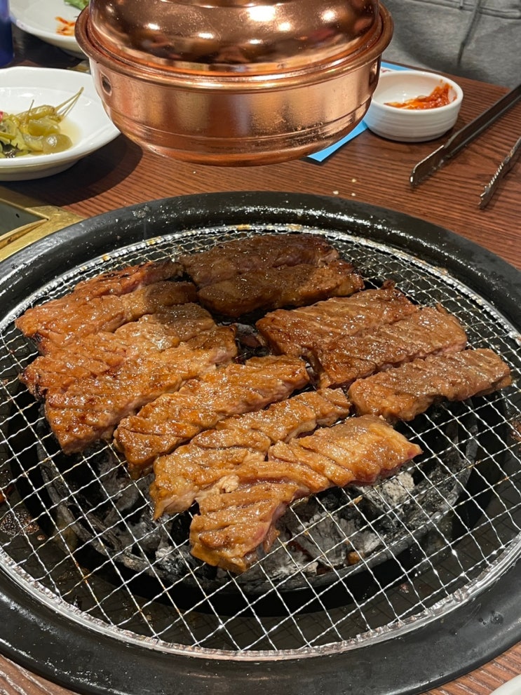 소갈비 돼지갈비 고기집 갈비도락 서오릉 가족 외식 단체 모임 네이버 블로그