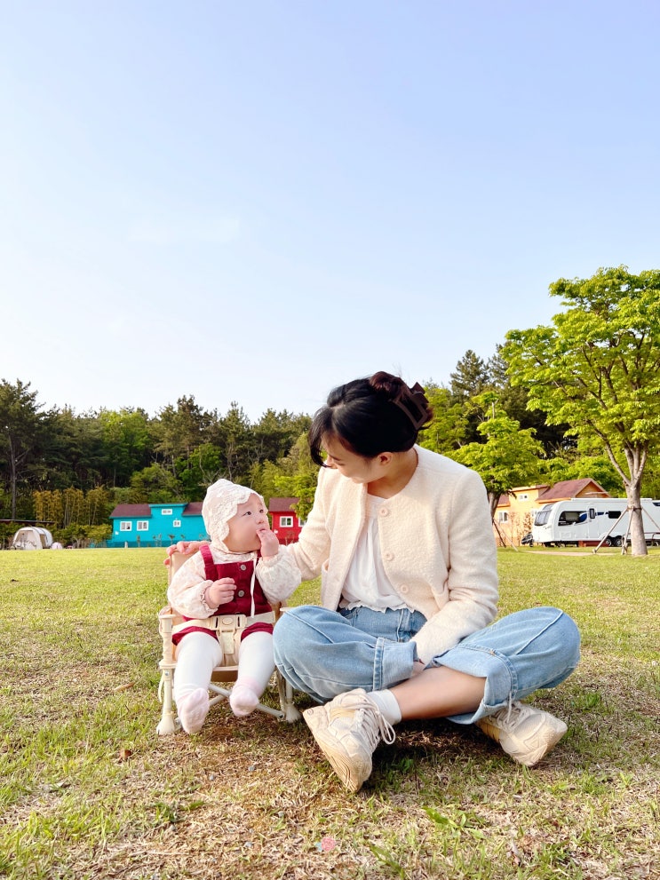 울산 황방산 생태야영장깔끔하고 시설 잘 되어있는 도심 속 캠핑장 8개월 아기 첫 캠핑♥ 네이버 블로그