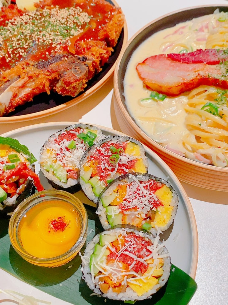 첨단 보이저 맛집 초이다이닝 첨단 시리단길점 후토마키와 뼈돈카츠가 유명한 곳 네이버 블로그