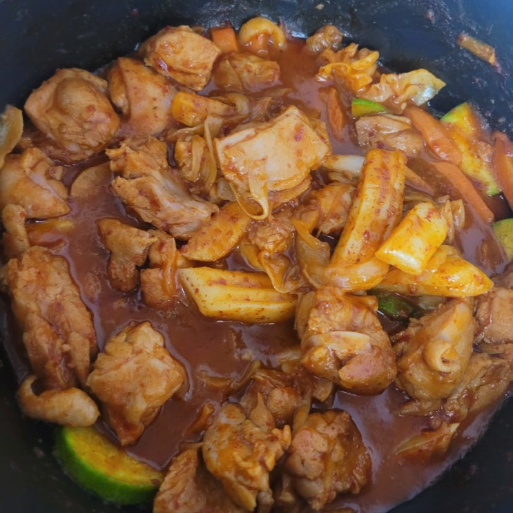 서울대치 캠핑요리 닭갈비 밀키트 맛집 대치 은마아파트 상가 오미 닭강정 네이버 블로그