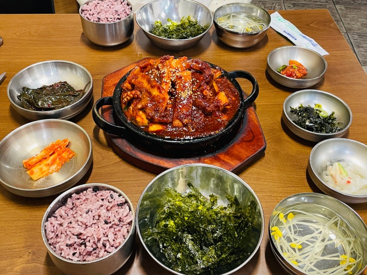 대구 돌판낙지 맛집 신라식당 - 돌판낙지·양볶음(with. 대구 pododo) : 네이버 블로그