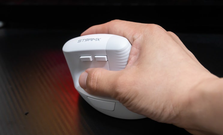 가성비 버티컬 마우스 추천, 인체공학 및 무선 설계로 편안한 STORMX VM1 : 네이버 블로그