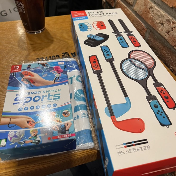 닌텐도 스위치 스포츠 / 스포츠 키트 15in1 올인원 세트 패밀리팩 패키지 선물받음 : 네이버 블로그