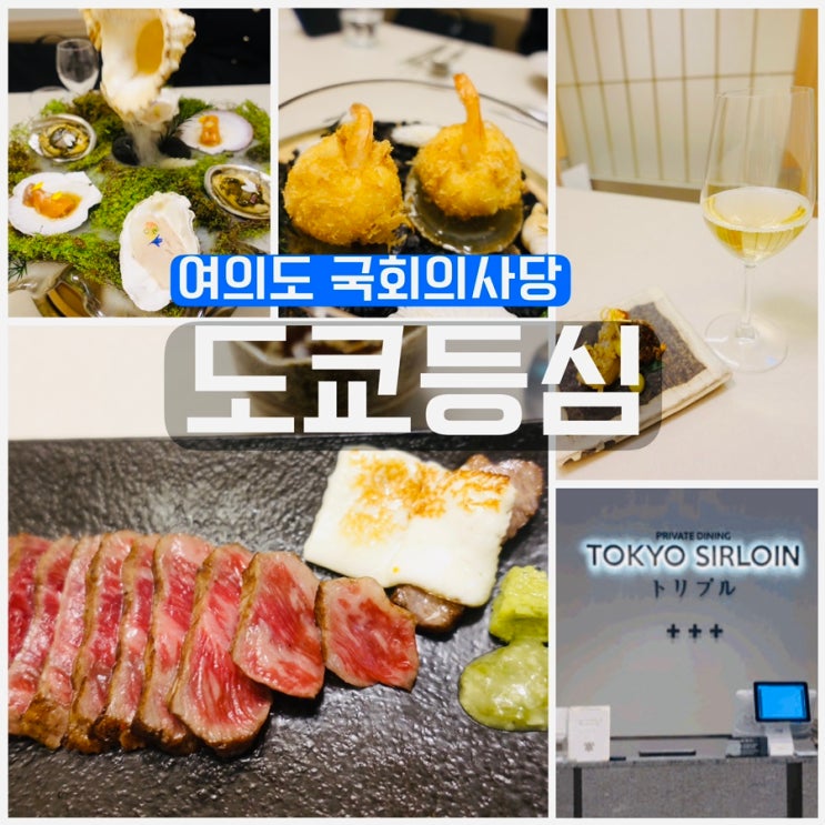 여의도 국회의사당 맛집 도쿄등심 서여의도 룸식당 디너코스c 와인페어링 A 후기 네이버 블로그