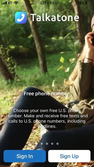 해외 전화번호 만들기 / Talkatone 어플 사용 방법 : 네이버 블로그