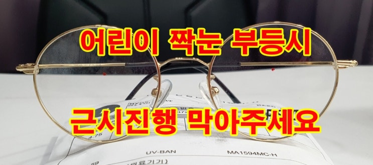 어린이 짝눈 부등시 근시진행을 막아주세요 근시진행 완화용 안경렌즈는 뭘로 하면 좋을까요 네이버 블로그