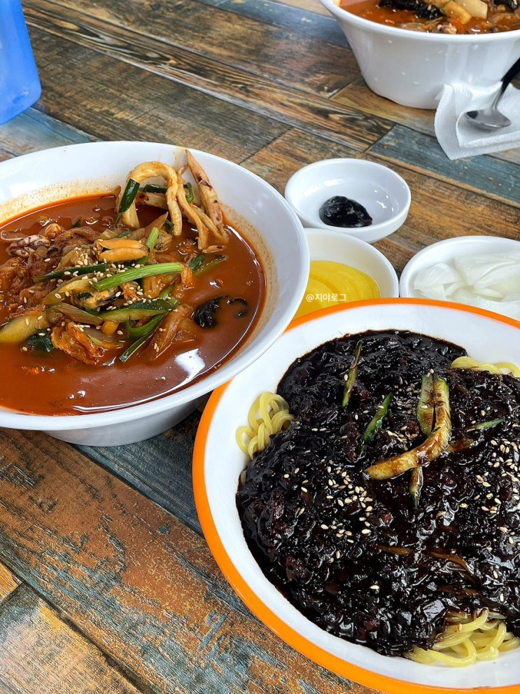 울산 웅촌 중식 유니짜장 고기짬뽕 맛집 안나짬뽕 네이버 블로그