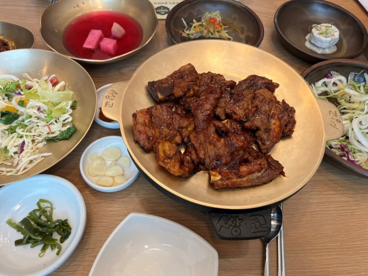 광양 중마동맛집 직접 구워줘서 편하게 즐길 수 있는 쌍교숯불갈비 네이버 블로그