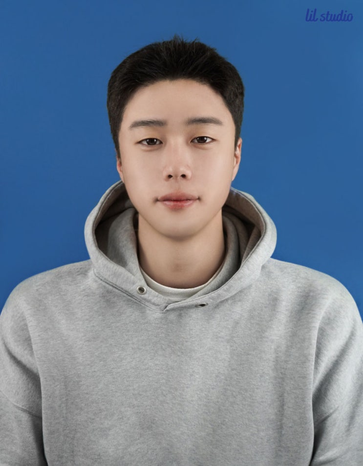 안산 컬러증명사진 워터 블루 파란색 배경 안산 컬러증명사진 프로필사진 전문 릴스튜디오 네이버 블로그