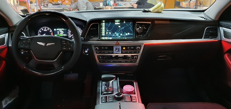 G80(DH)실내튜닝의 끝은 엠비언트 튜닝! : 네이버 블로그