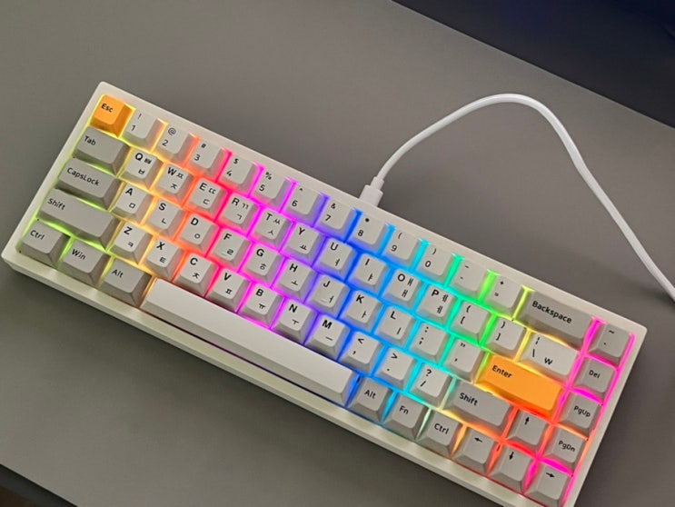 앱코 K660M-L68 무선 블루투스 미니 기계식 키보드 후기 : 네이버 블로그