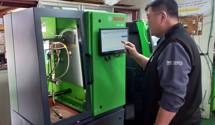 보쉬 DCI 200 커먼레일 인젝터 테스트 벤치 국내1호점 일산 월드디젤서비스 - 보쉬 유로 6 인젝터 33800 2F610 ...