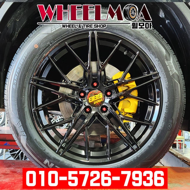 [QM6] 19인치 BBS G600.st 유광블랙 신품휠 교체 작업 및 넥센 로디안GTX (235/55/19) 신품타이어 교체 작업 : 네이버 블로그